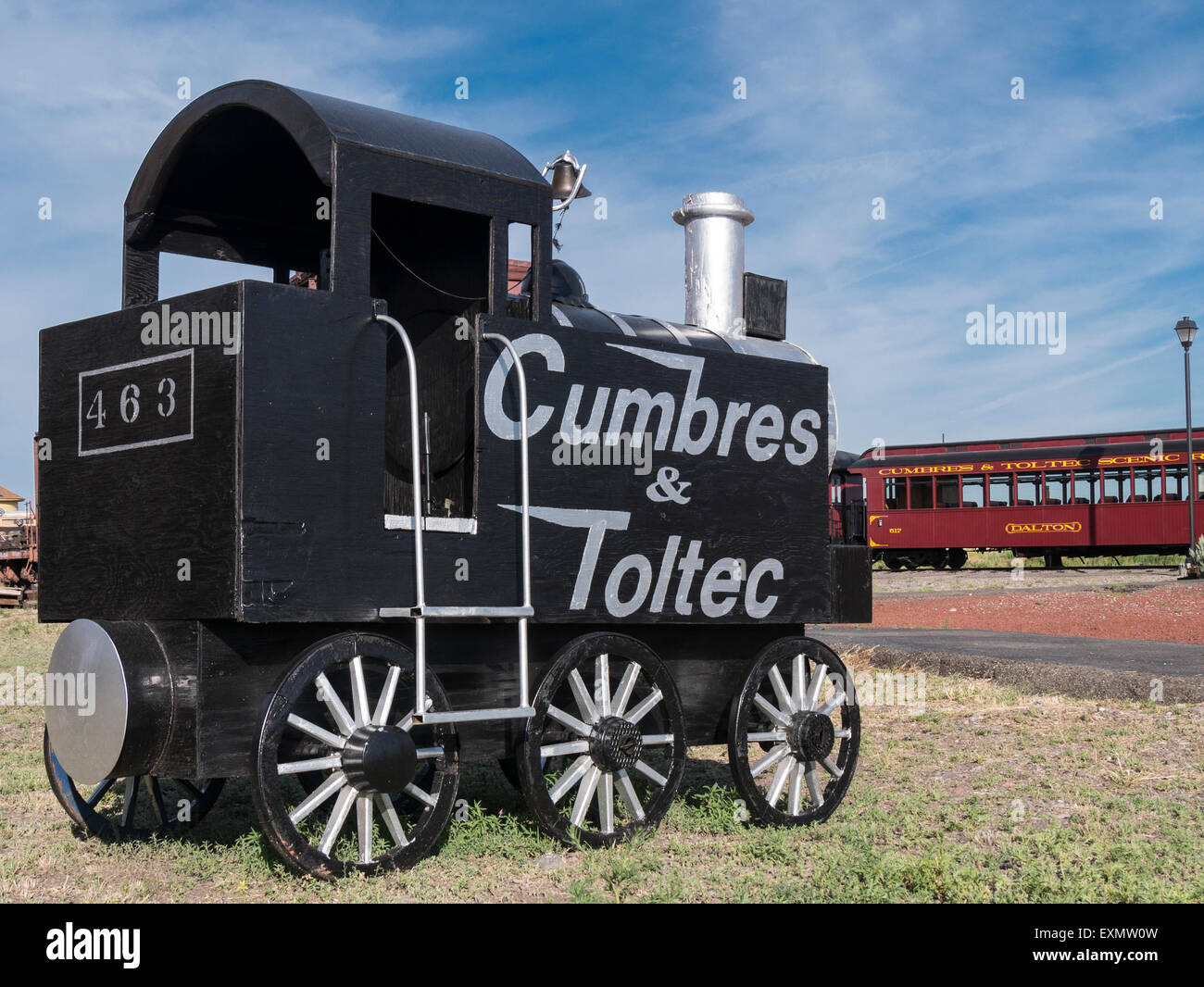 Kid-size train, Cumbres & Toltec Scenic Railroad, Antonito, Colorado ...