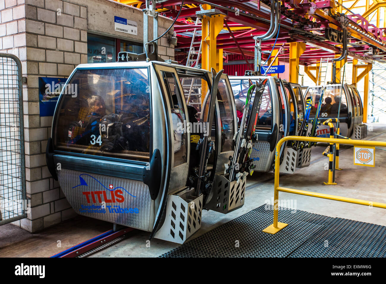 Switzerland Titlis snow mountain Stock Photo - Alamy