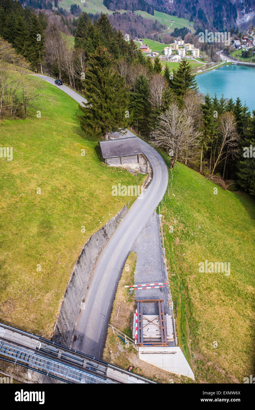 Switzerland Titlis snow mountain Stock Photo - Alamy