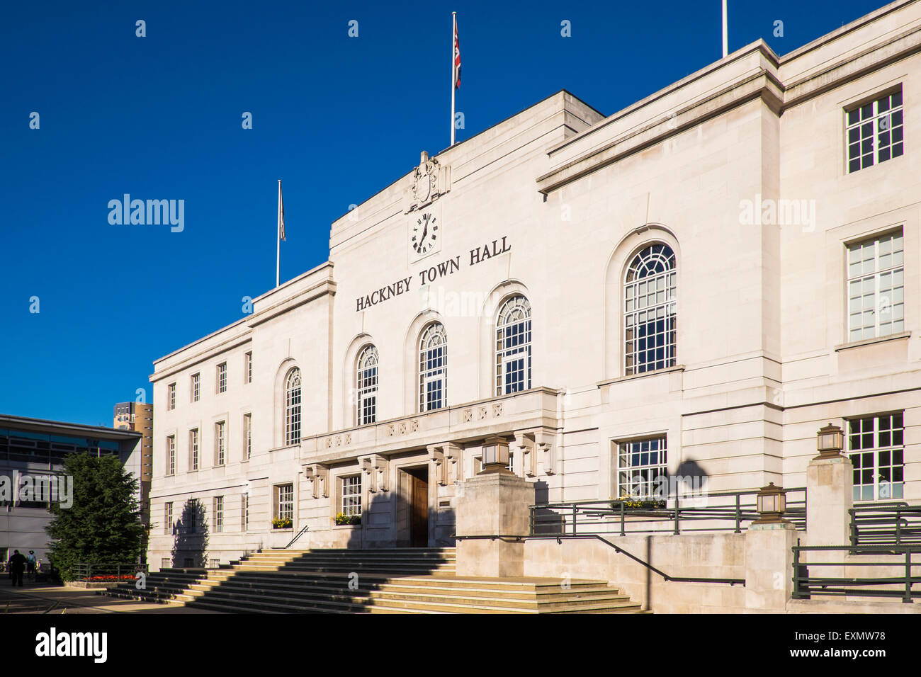 Hackney Town Hall, London, England, U.K Stock Photo - Alamy