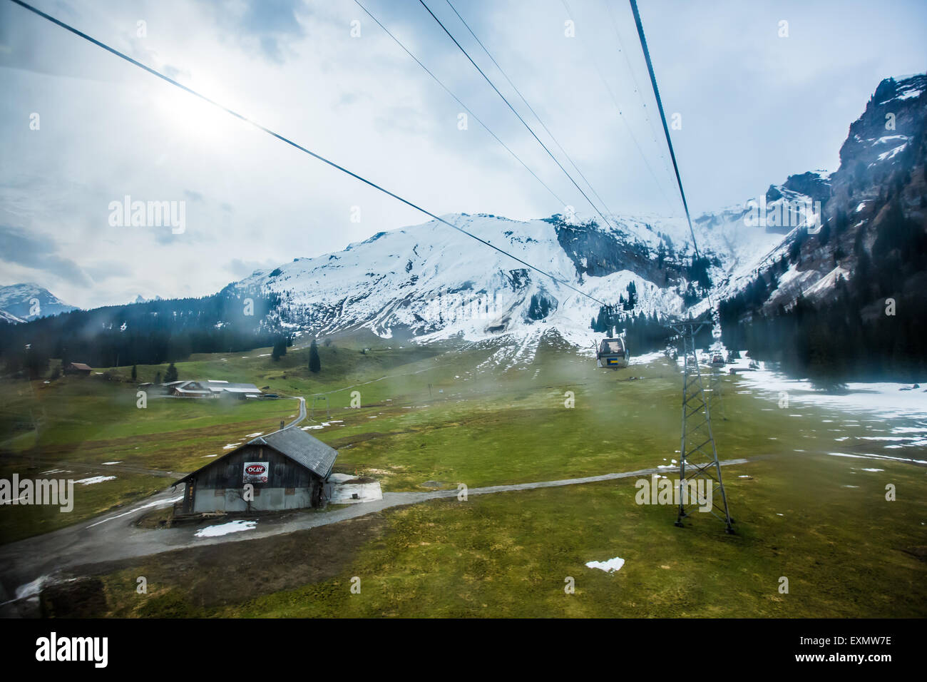 Switzerland Titlis snow mountain Stock Photo - Alamy