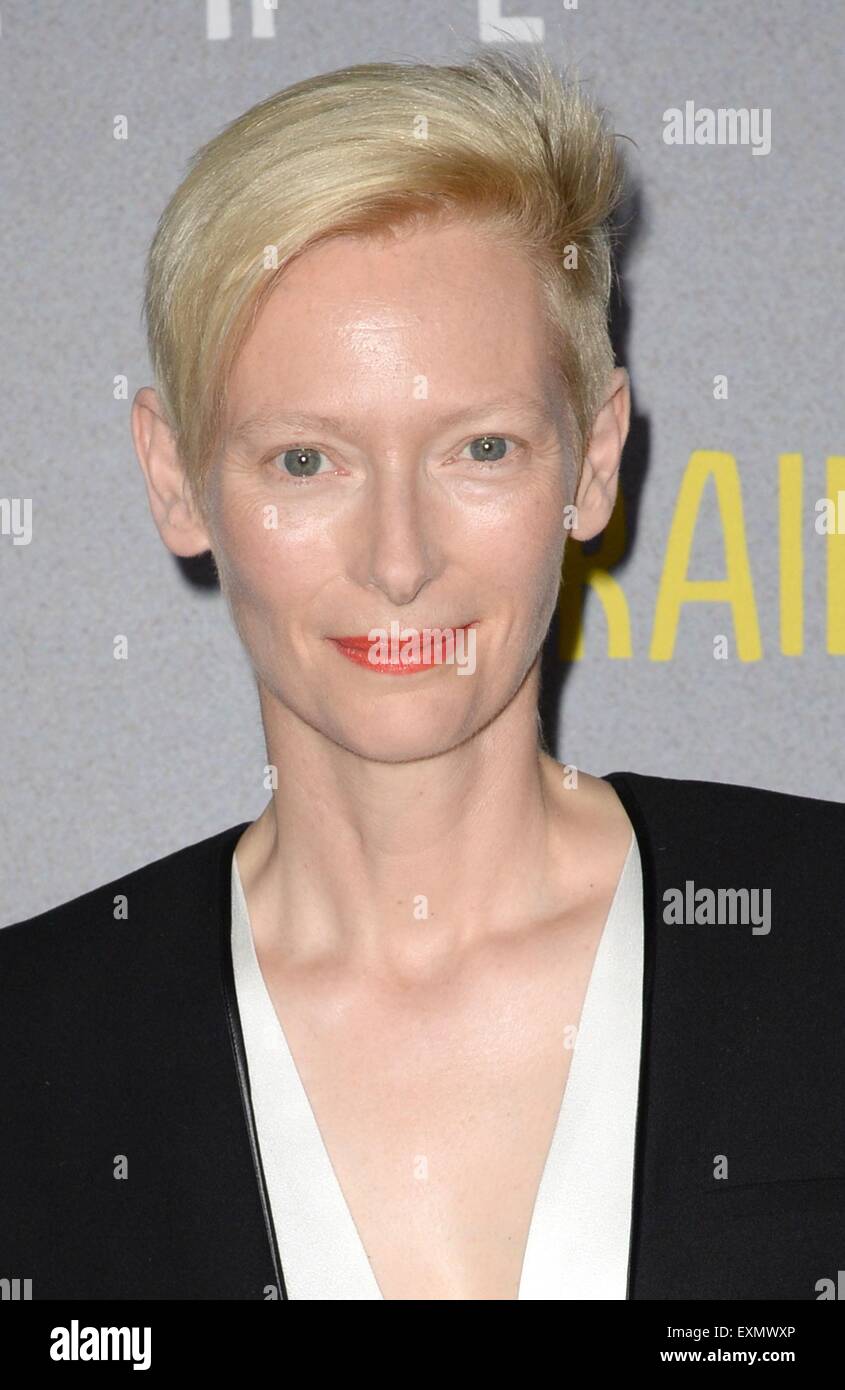 New York Ny Usa 14th July 2015 Tilda Swinton At Arrivals For