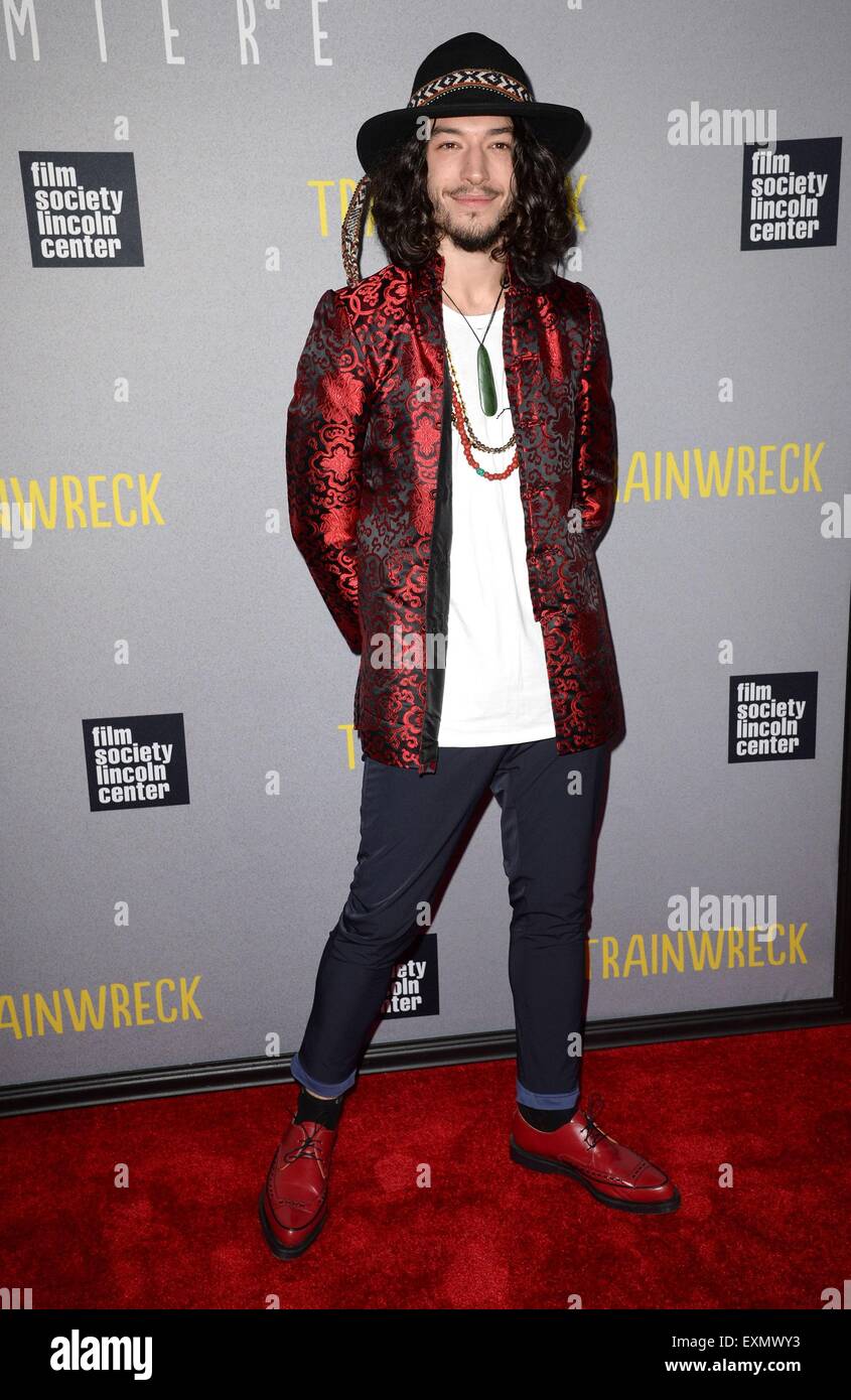 New York, NY, USA. 14th July, 2015. Ezra Miller at arrivals for ...