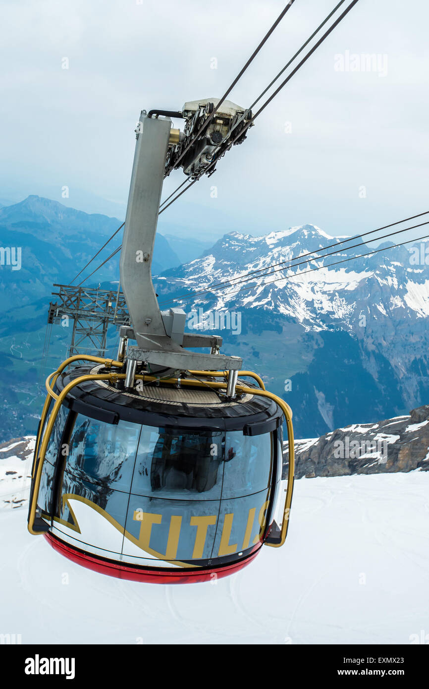 Switzerland Titlis snow mountain Stock Photo - Alamy