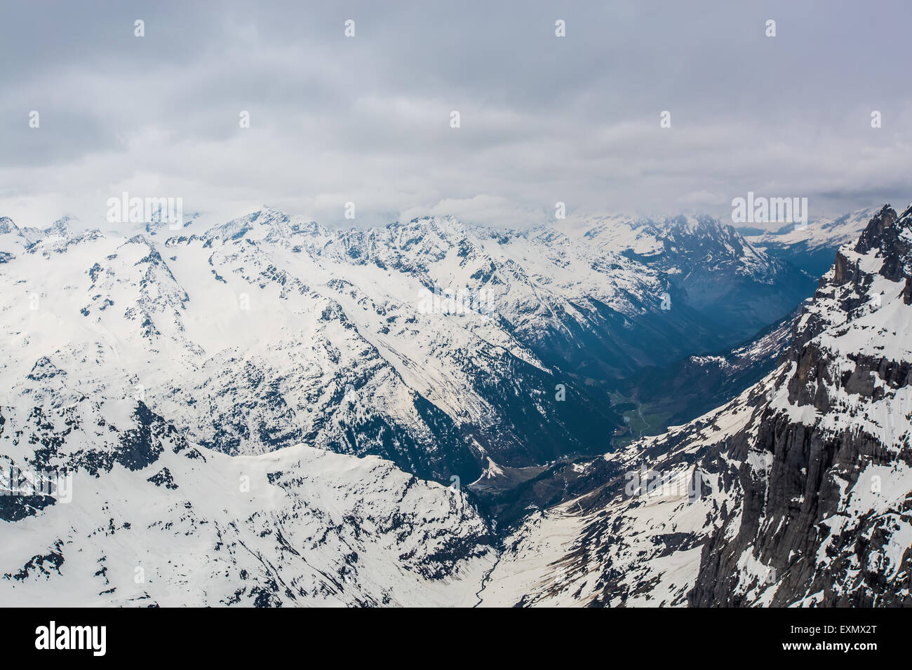 Switzerland Titlis snow mountain Stock Photo - Alamy