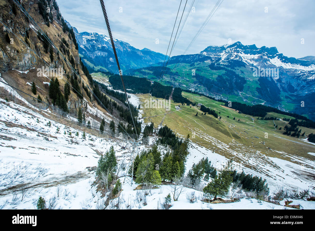 Switzerland Titlis snow mountain Stock Photo - Alamy