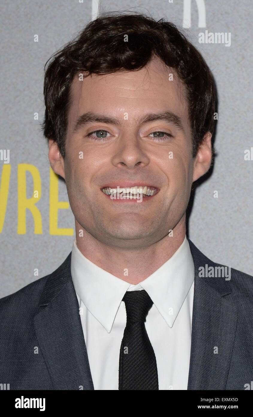 New York, NY, USA. 14th July, 2015. Bill Hader at arrivals for ...