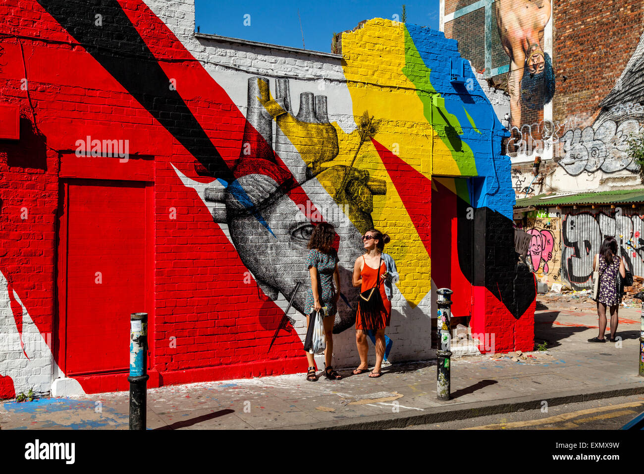 Street Art/Graffiti, off Brick Lane, London, England Stock Photo - Alamy