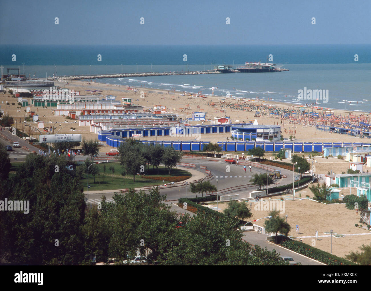 Italy emilia romagna cesenatico beach hi-res stock photography and ...