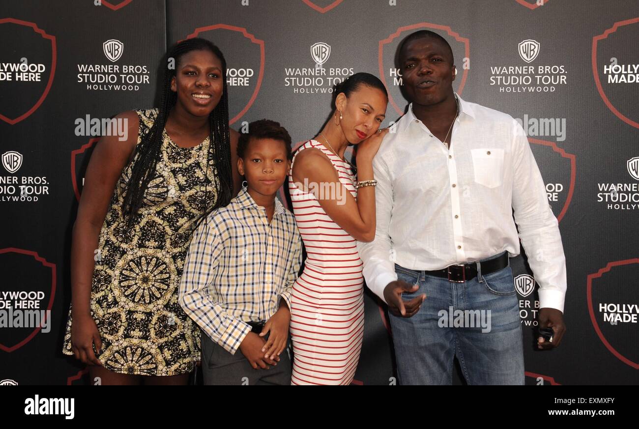 Los Angeles, CA, USA. 14th July, 2015. Reno Wilson, Family in ...