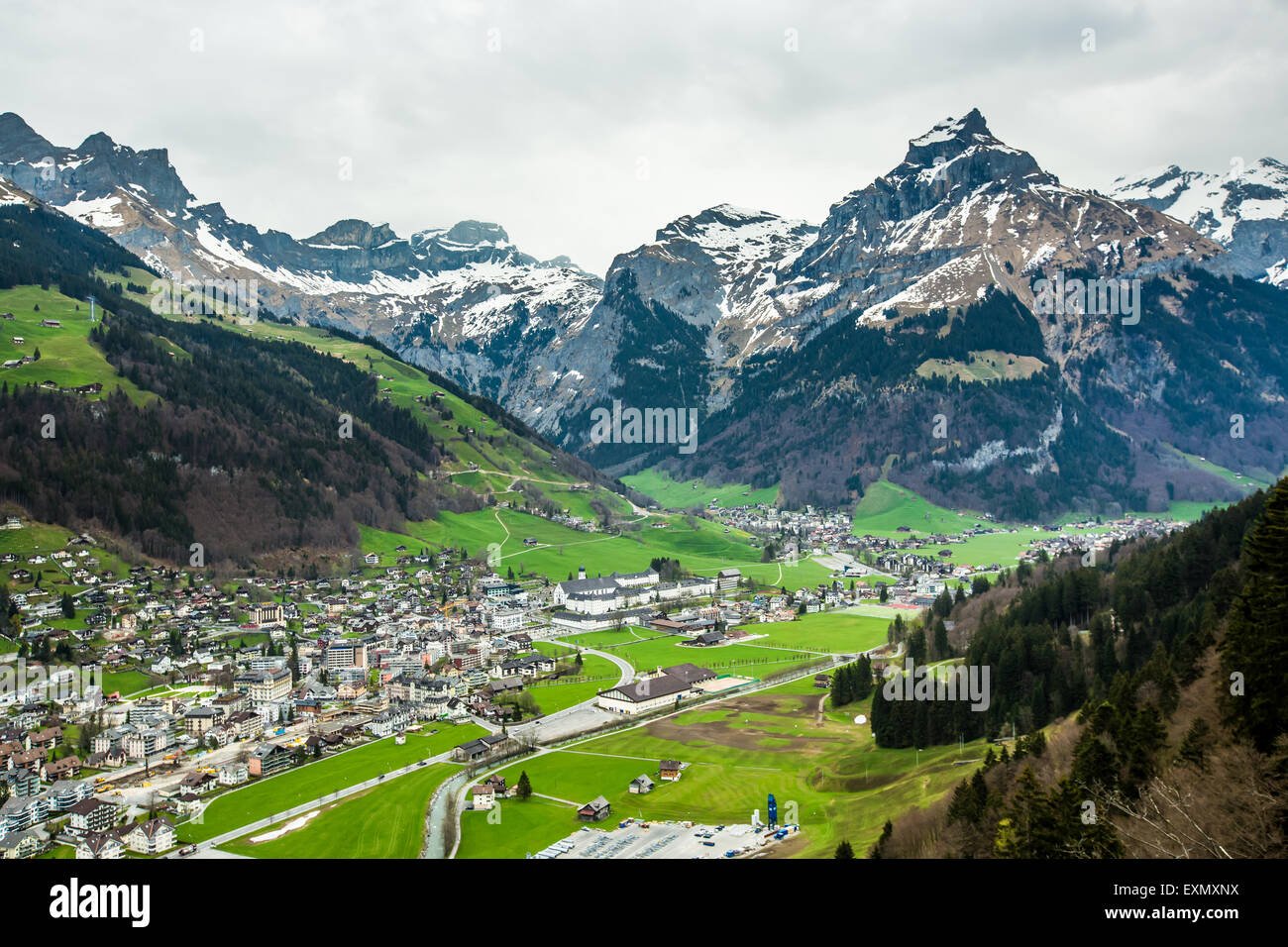 Switzerland Titlis snow mountain Stock Photo - Alamy