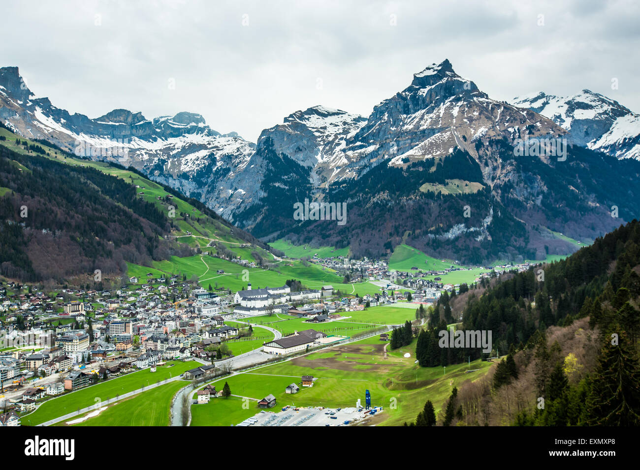 Switzerland Titlis snow mountain Stock Photo - Alamy