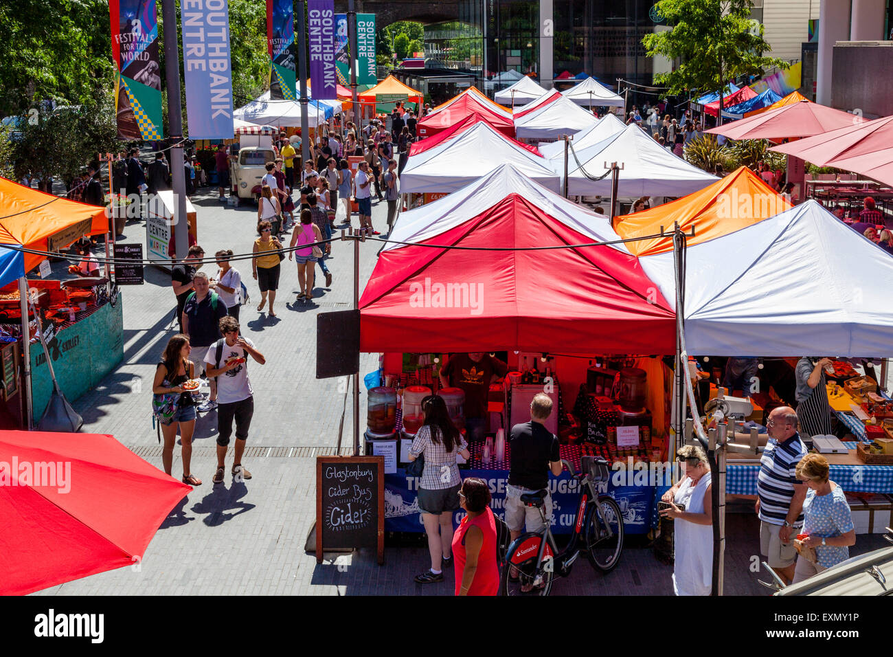 The Southbank Centre Friday Market, London, England Stock Photo - Alamy