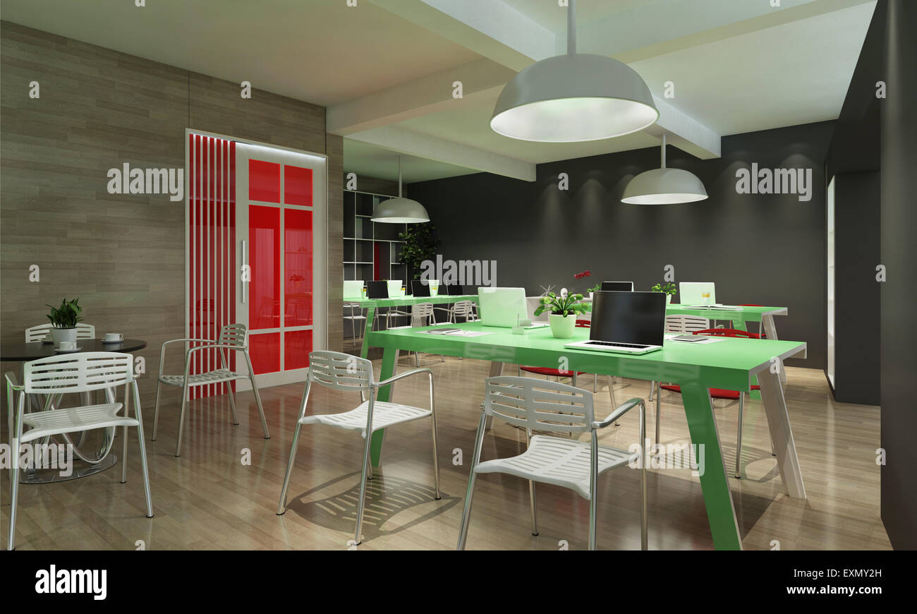 Photorealistic 3d render office hi-res stock photography and images - Alamy