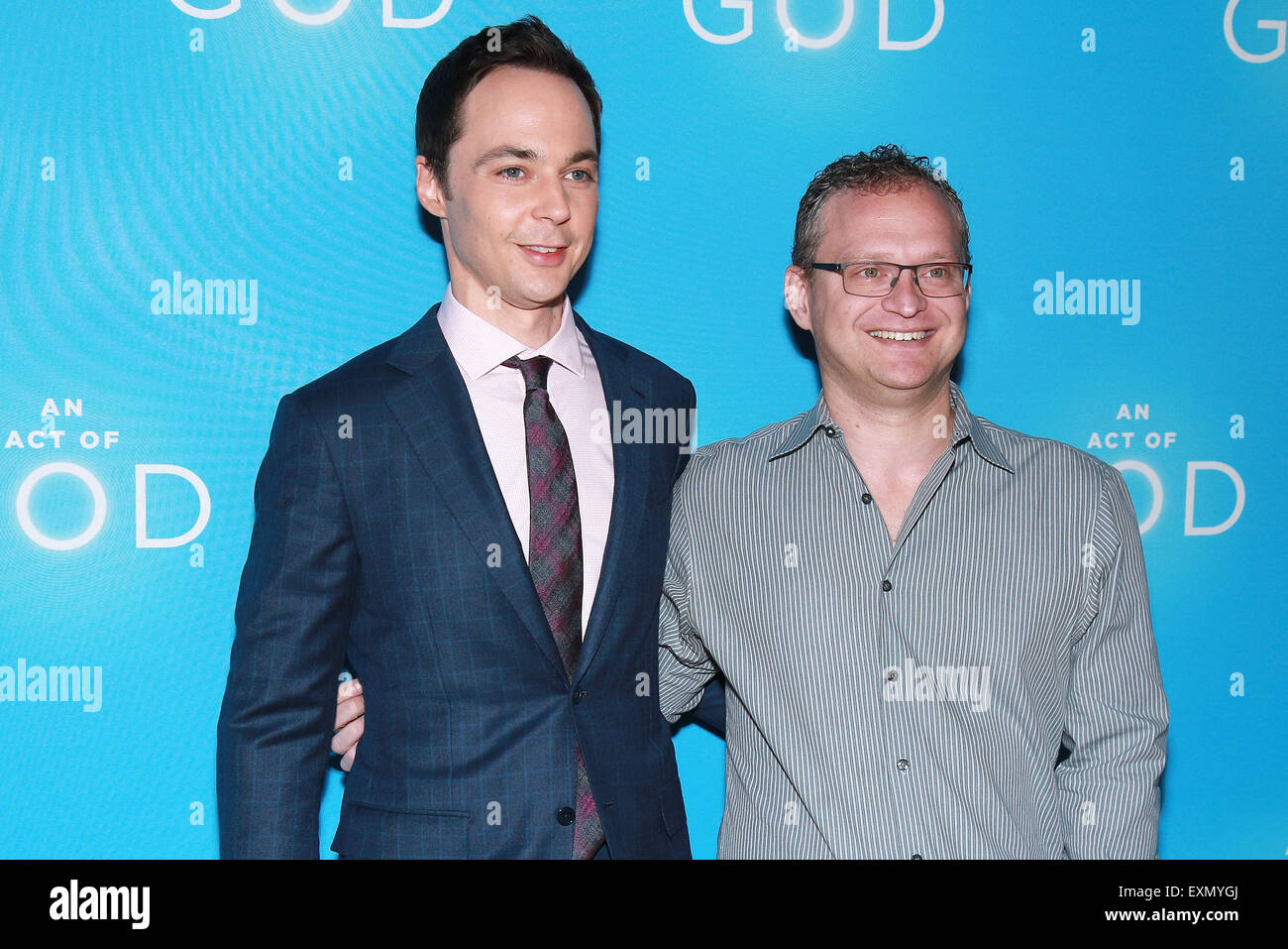 An Act of God' photocall at Studio 54 Featuring: Jim Parsons, David ...
