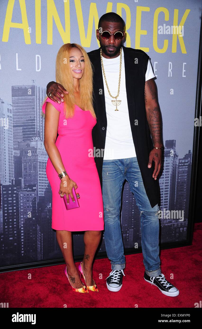 New York, NY, USA. 14th July, 2015. Alexis Welch, Amar'e Stoudemire at ...