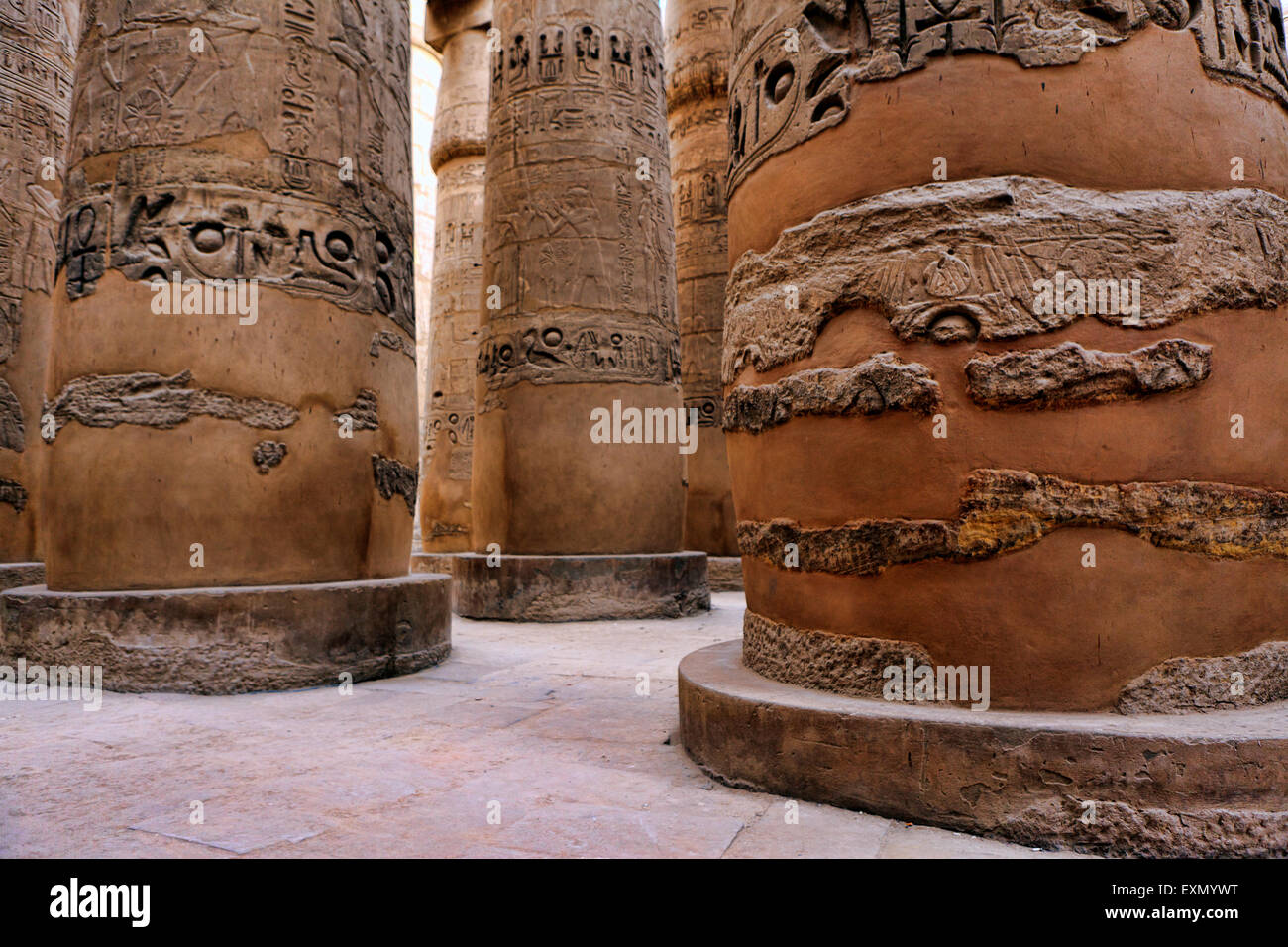 Temple of karnak hieroglyphs hi-res stock photography and images - Alamy