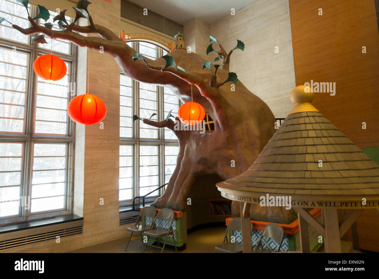 Princeton university firestone library in New Jersey Stock Photo - Alamy