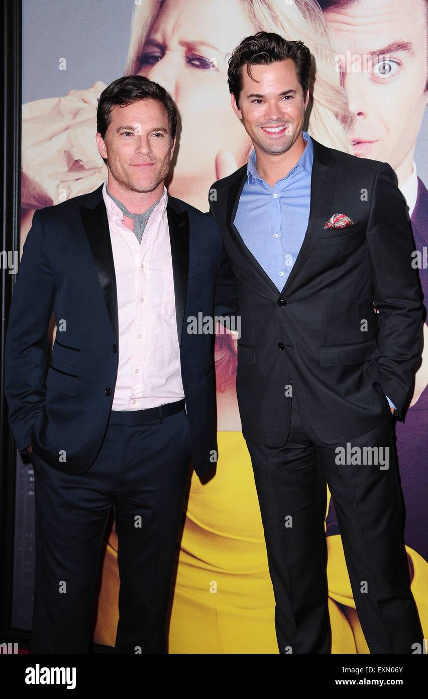 New York, NY, USA. 14th July, 2015. Michael Doyle, Andrew Rannells at ...