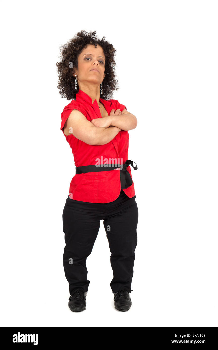 Beautiful woman doing different expressions in different sets of ...