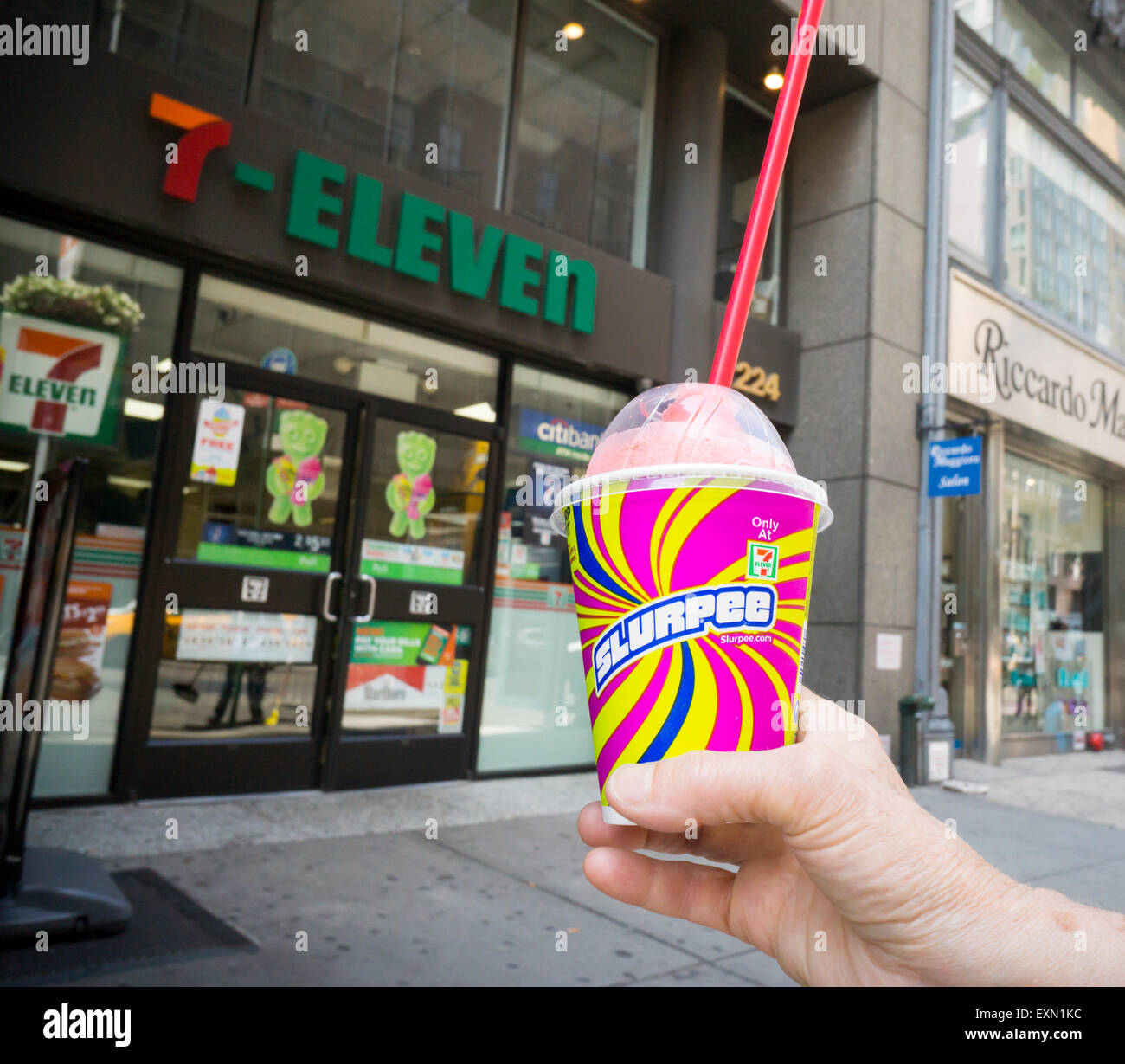 Slurpee day hi-res stock photography and images - Alamy