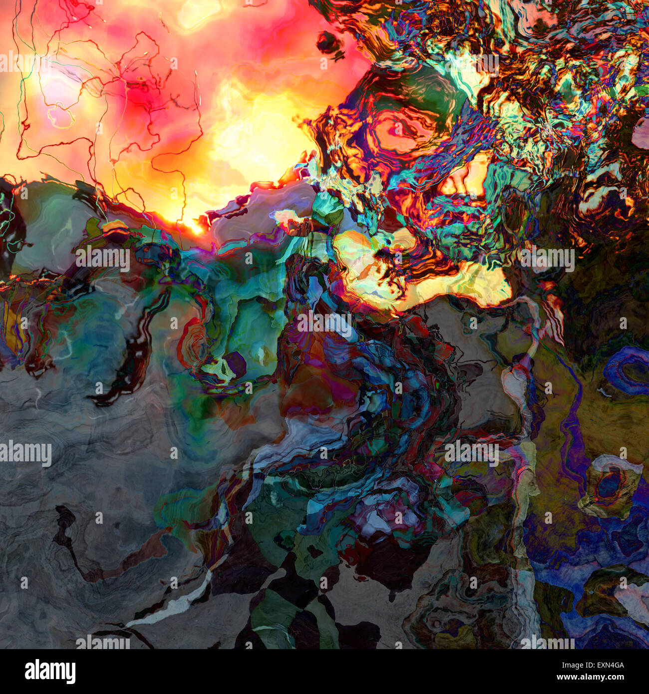 Abstract background design with vivid colors Stock Photo - Alamy