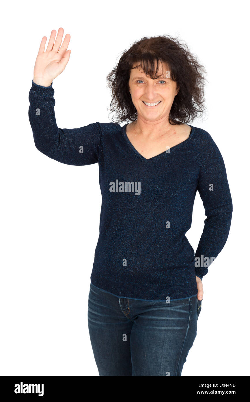 Beautiful woman doing different expressions in different sets of ...