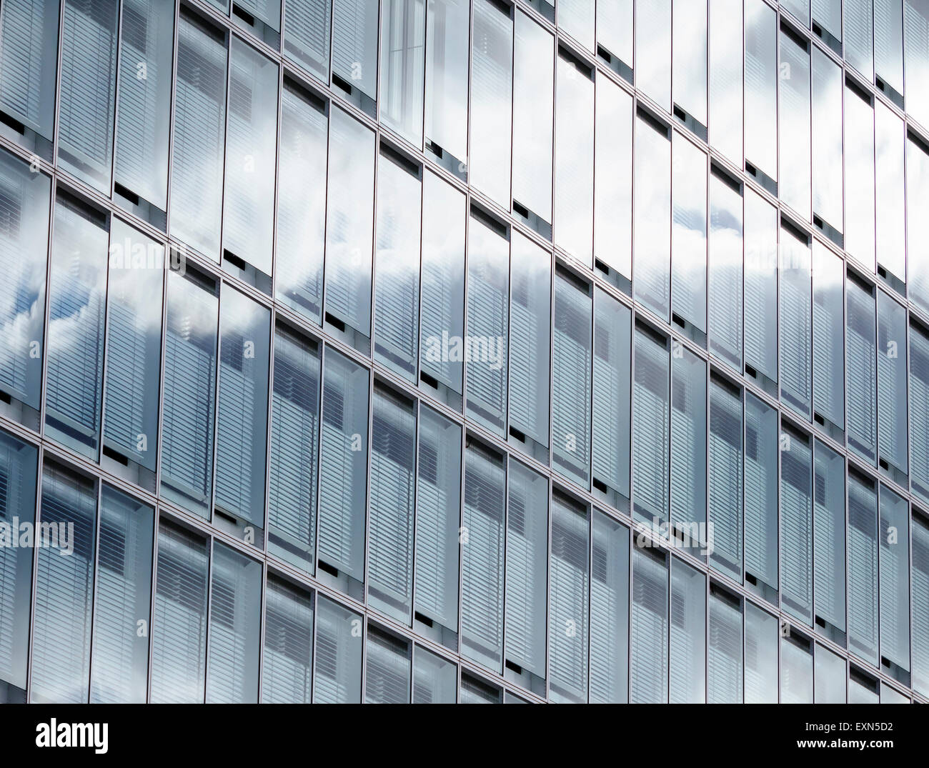 Germany, Hamburg, modern office building, blinds Stock Photo - Alamy
