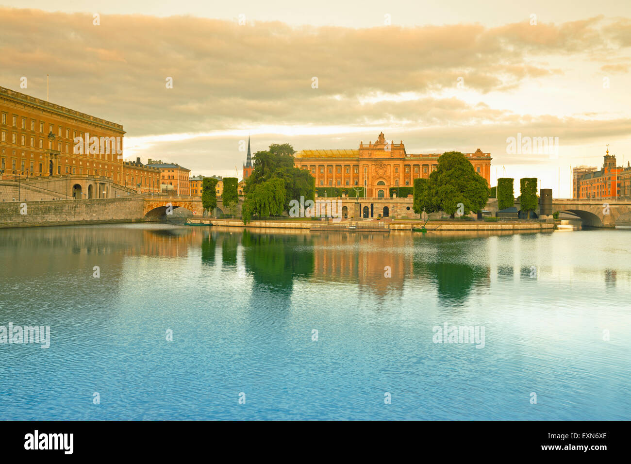 Sweden, Stockholm, view on the swedish parliament Stock Photo - Alamy