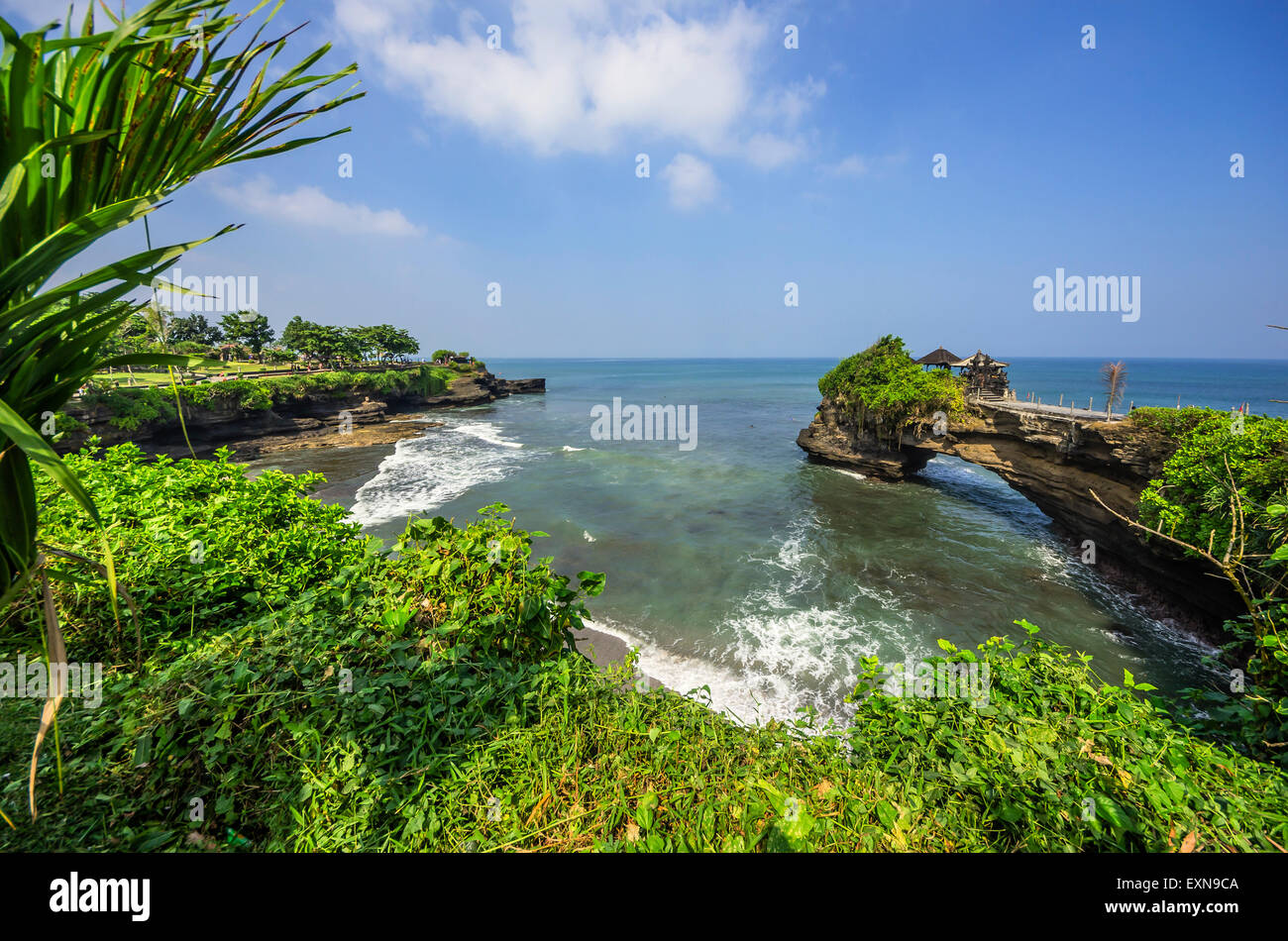 Indonesia, Bali, Ubud, View to Pura Batu Bolong Stock Photo - Alamy