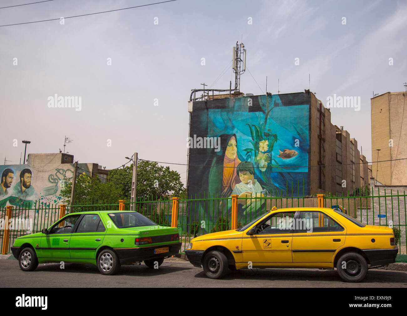 Propaganda Billboard In The Street, Shemiranat County, Tehran, Iran ...