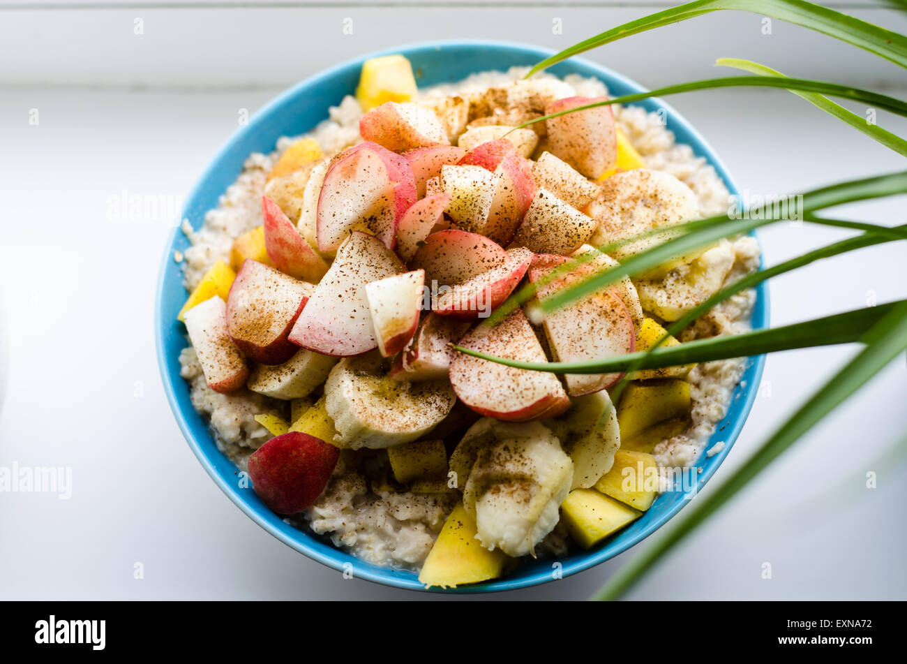 Light fruit breakfast Stock Photo - Alamy
