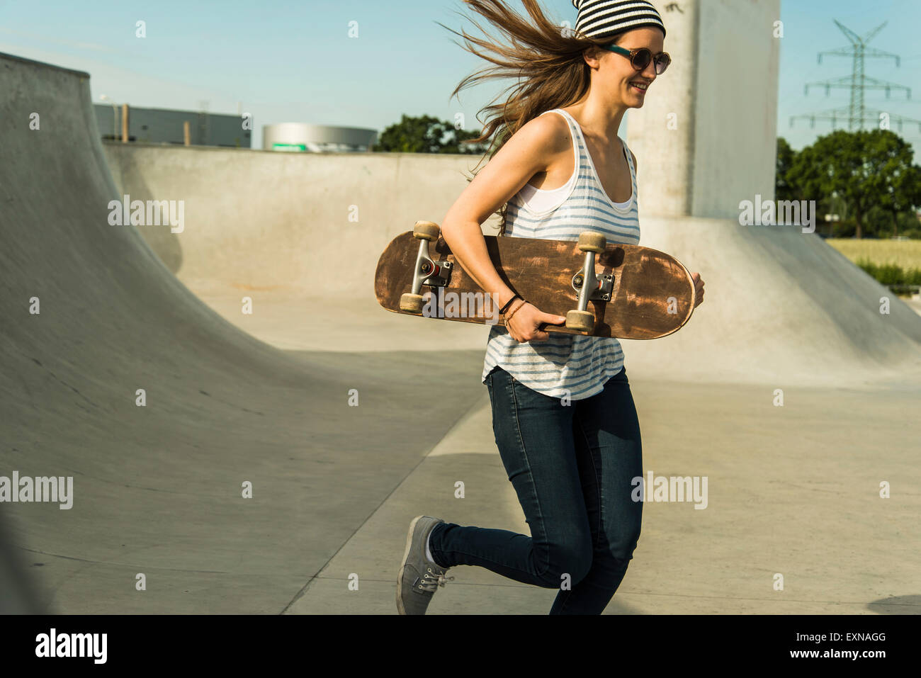 Running skate hi-res stock photography and images - Alamy