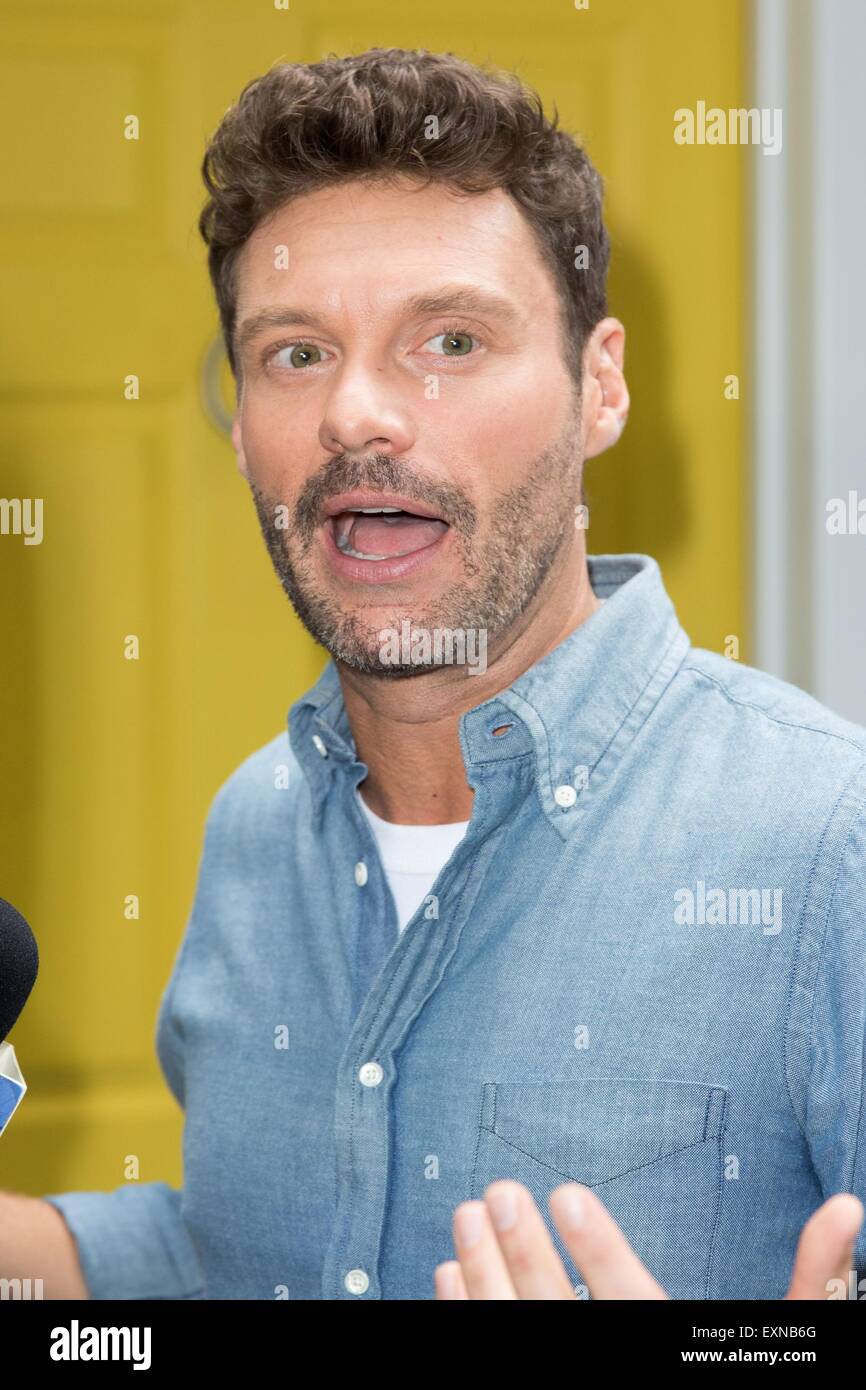 New York, NY, USA. 14th July, 2015. Ryan Seacrest at a public ...