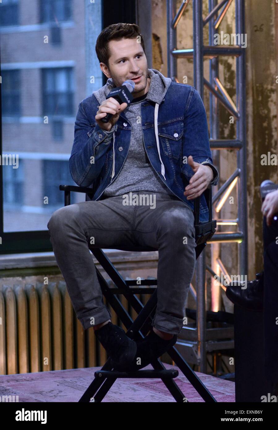 New York, NY, USA. 14th July, 2015. Owl City: Adam Young at a public ...