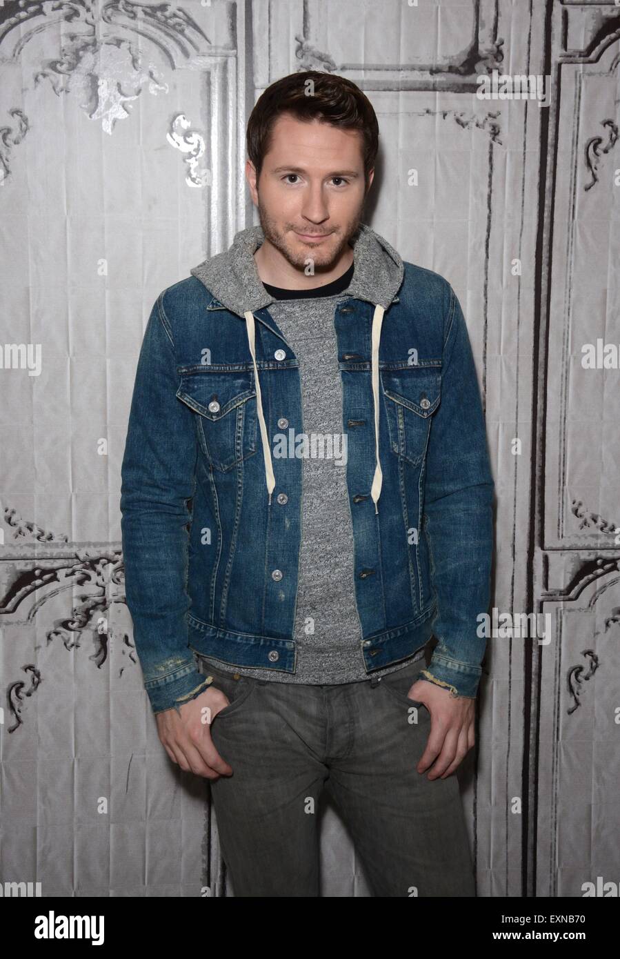 New York, NY, USA. 14th July, 2015. Owl City: Adam Young at a public ...