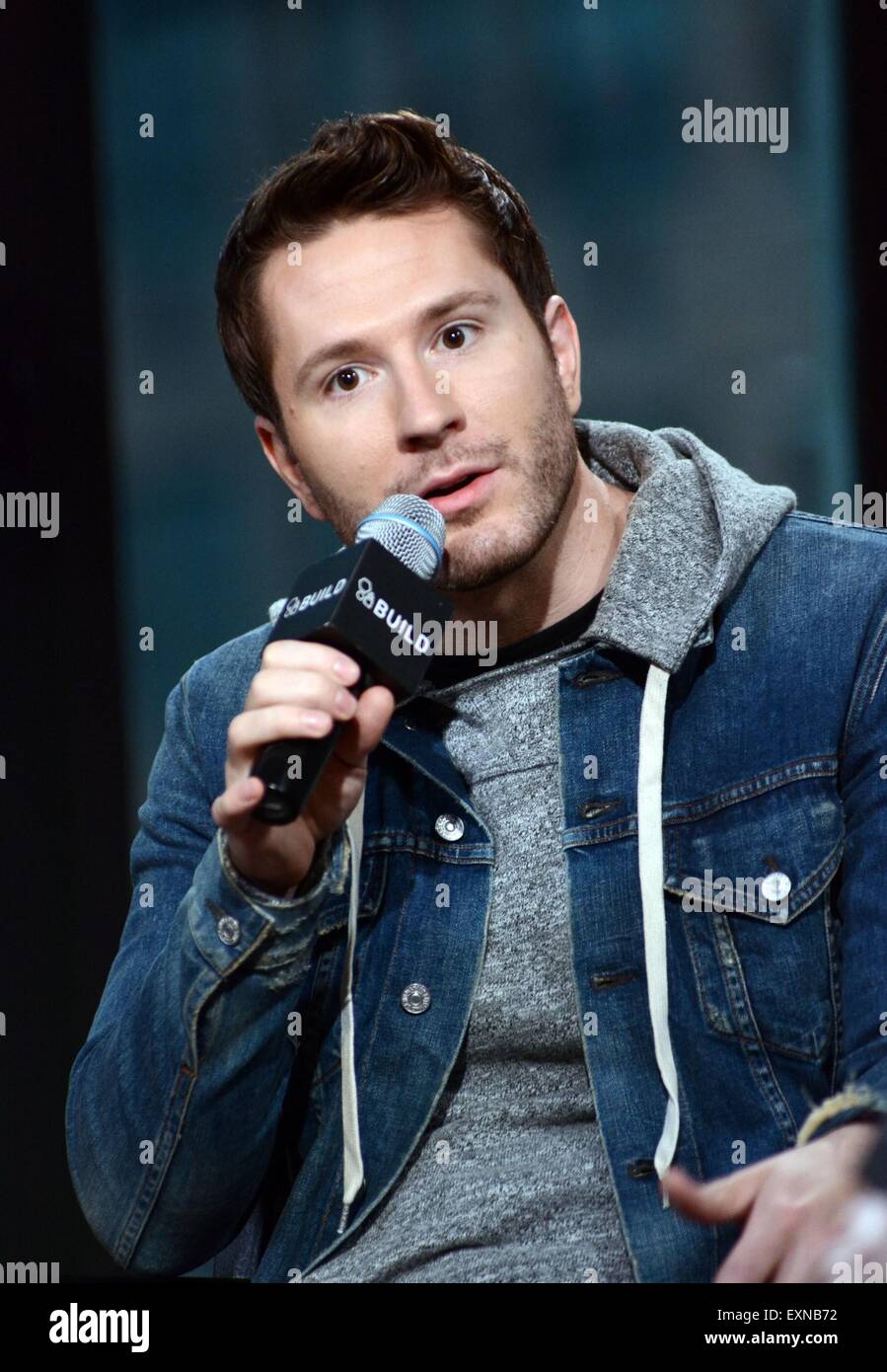 New York, NY, USA. 14th July, 2015. Owl City: Adam Young at a public ...