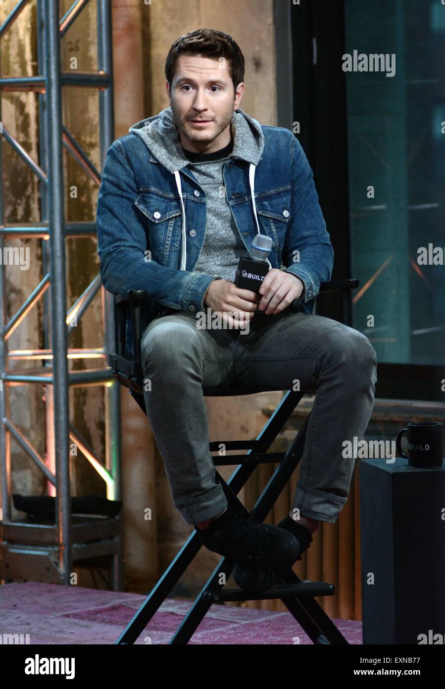 New York, NY, USA. 14th July, 2015. Owl City: Adam Young at a public ...