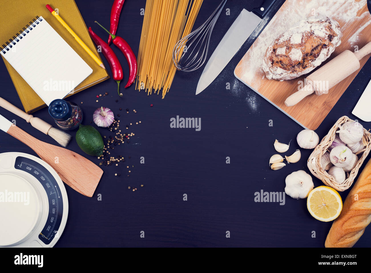 Kitchen restaurant food hero header hi-res stock photography and images ...