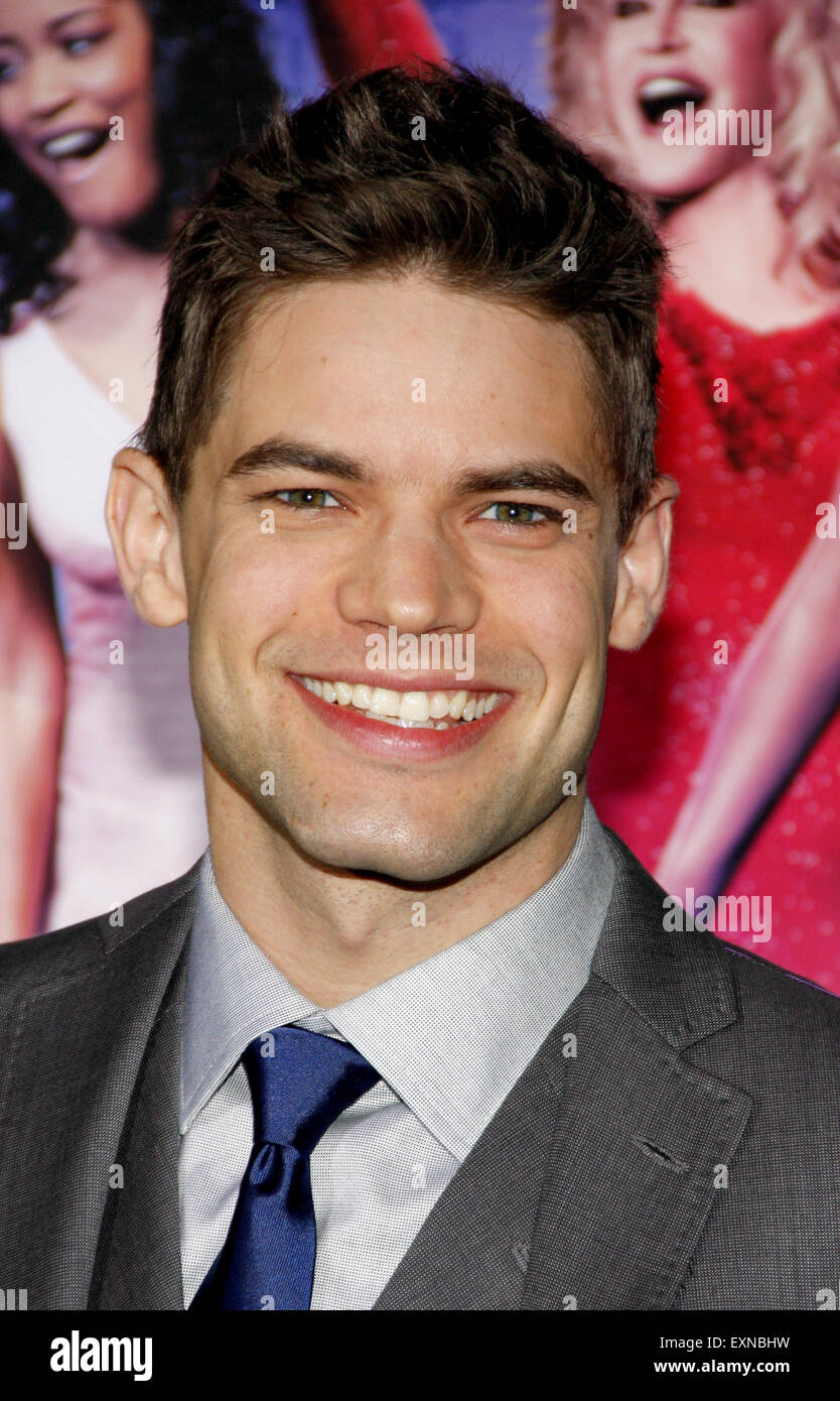 Jeremy Jordan at the Los Angeles premiere of 'Joyful Noise' held at the ...