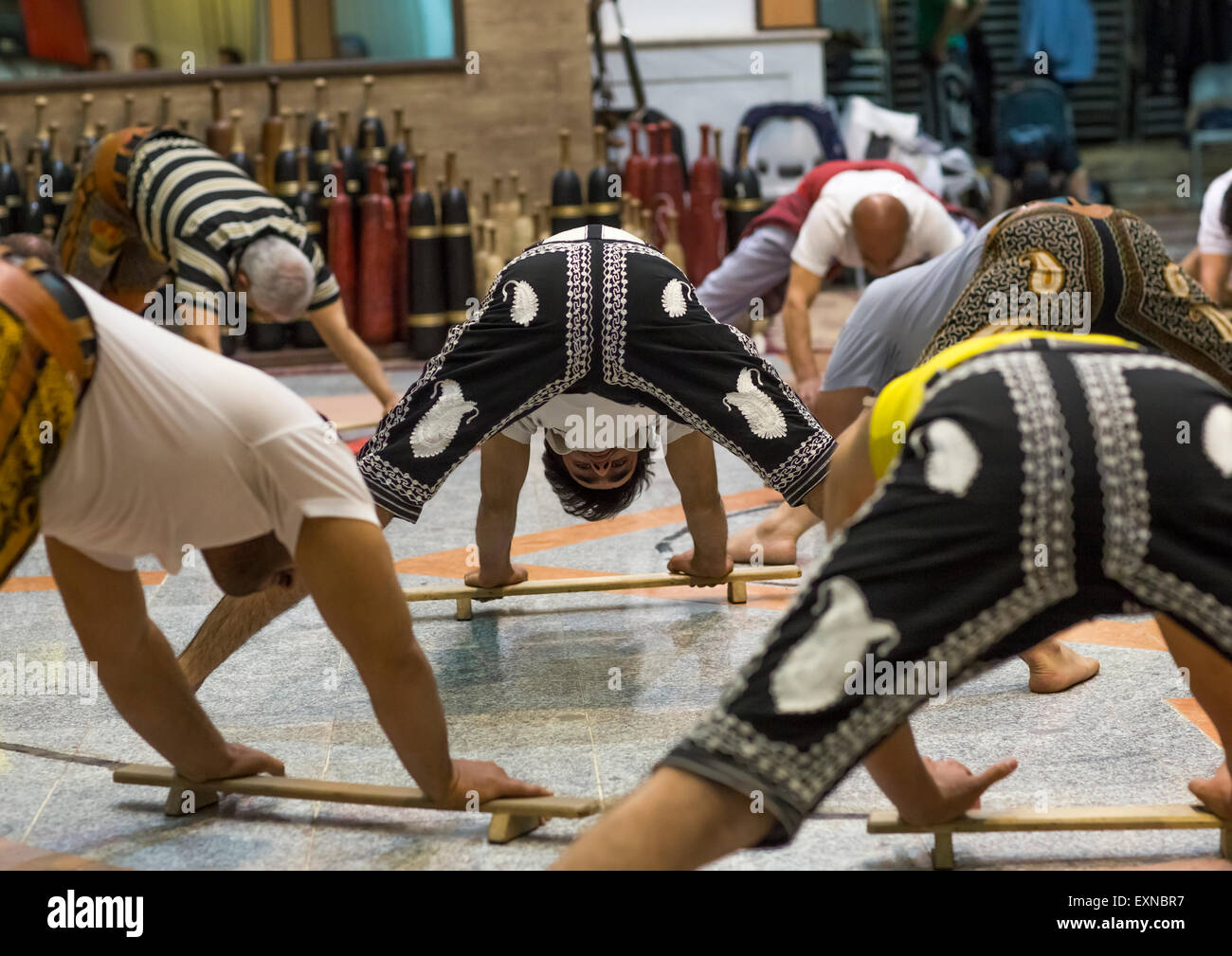 The Traditional Sport Of Zurkhaneh, Isfahan Province, Kashan, Iran ...