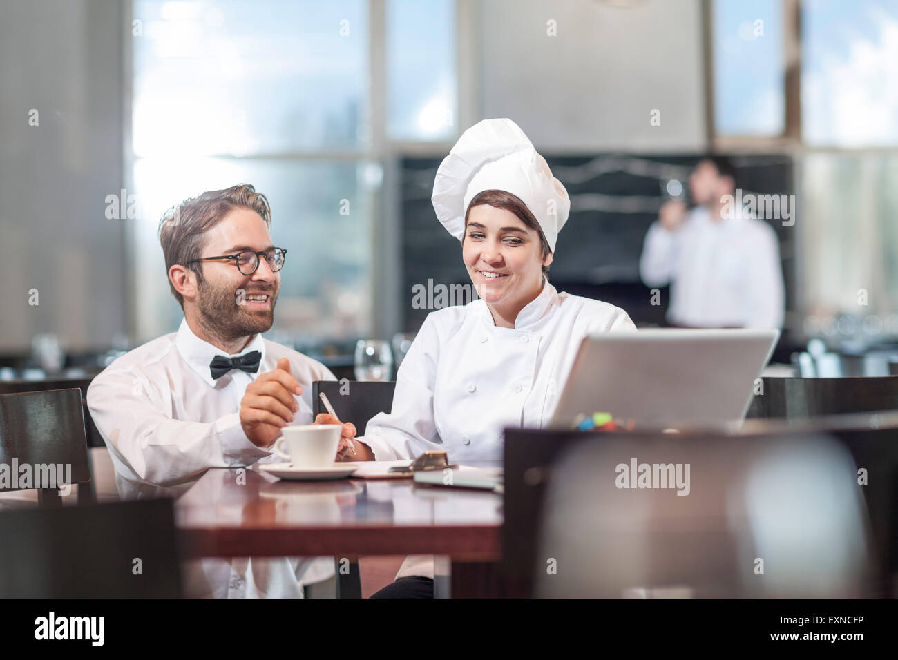 Chef menu planning hi-res stock photography and images - Alamy