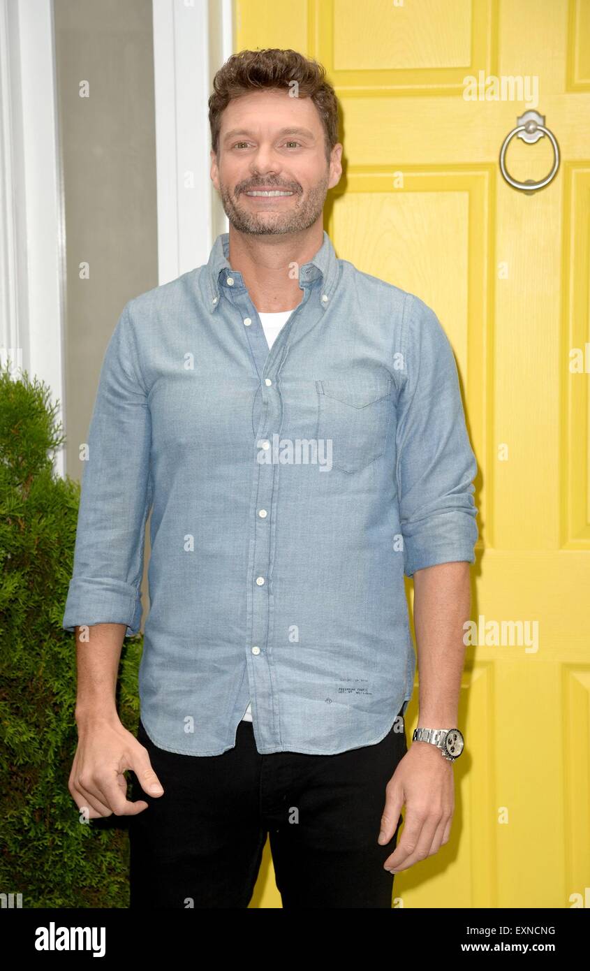 New York, NY, USA. 14th July, 2015. Ryan Seacrest at a public ...