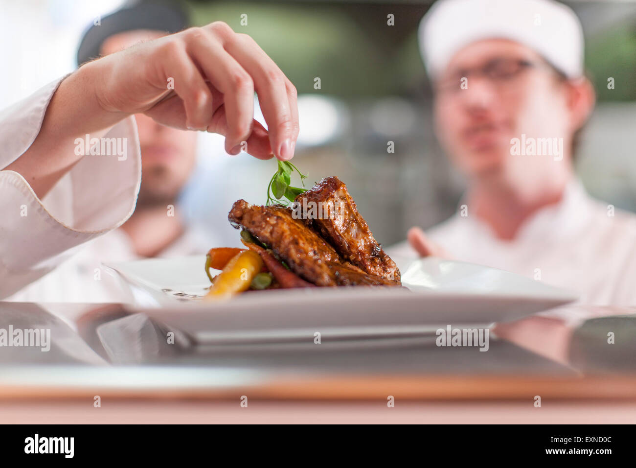 Garnishing pasta hi-res stock photography and images - Alamy
