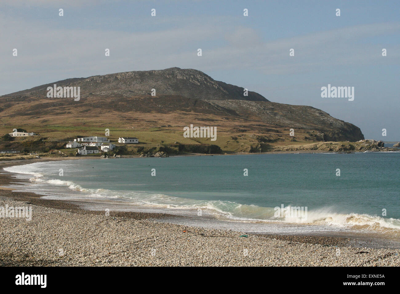 Inishowen Peninsula beach at Pollan Bay near Ballyliffin, County ...