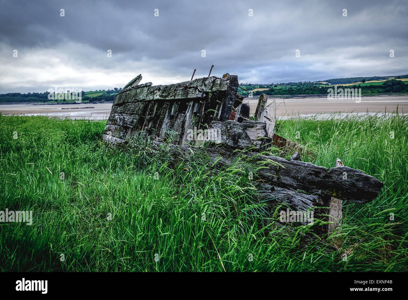 Ships Graveyard Purton on the River Severn Gloucestershire England UK ...