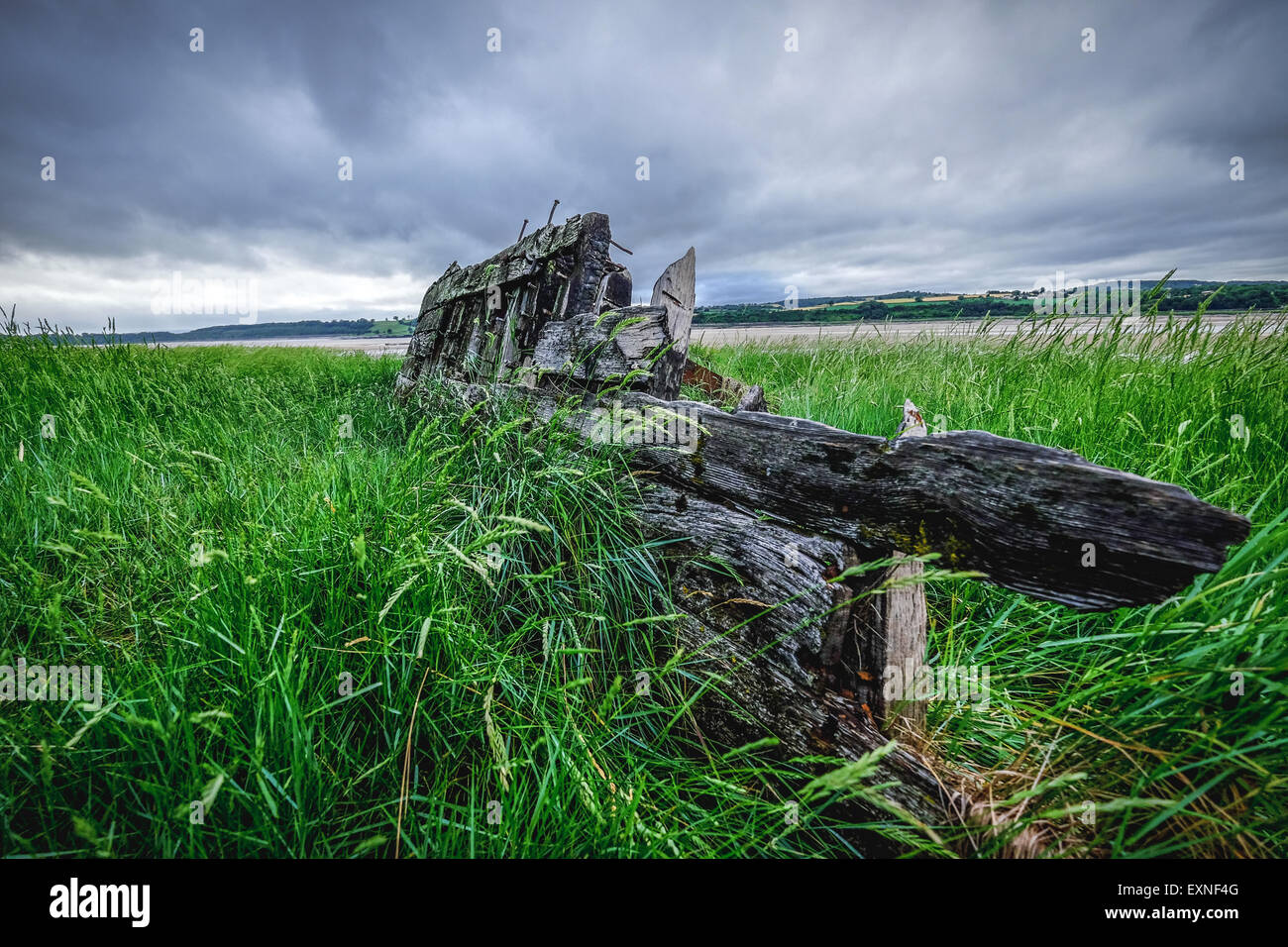 Ships Graveyard Purton on the River Severn Gloucestershire England UK ...