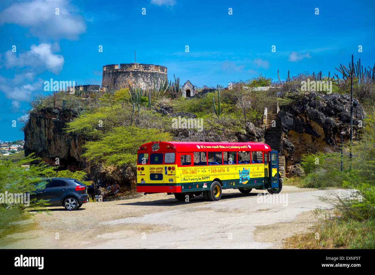 Old Fort Beekenburg, Caracas Bay, Curacao Stock Photo - Alamy