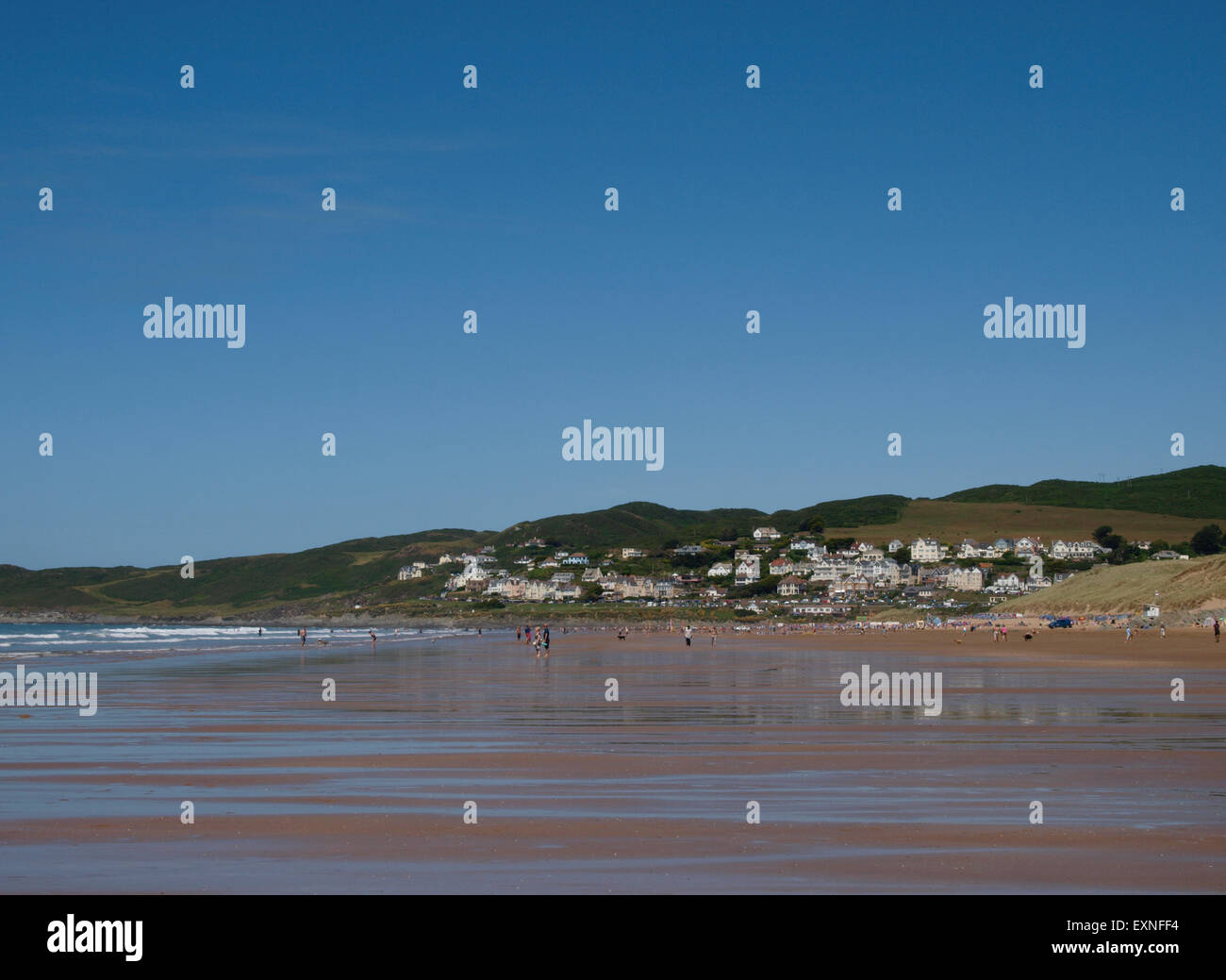 Woolacombe beach, Devon, UK Stock Photo - Alamy