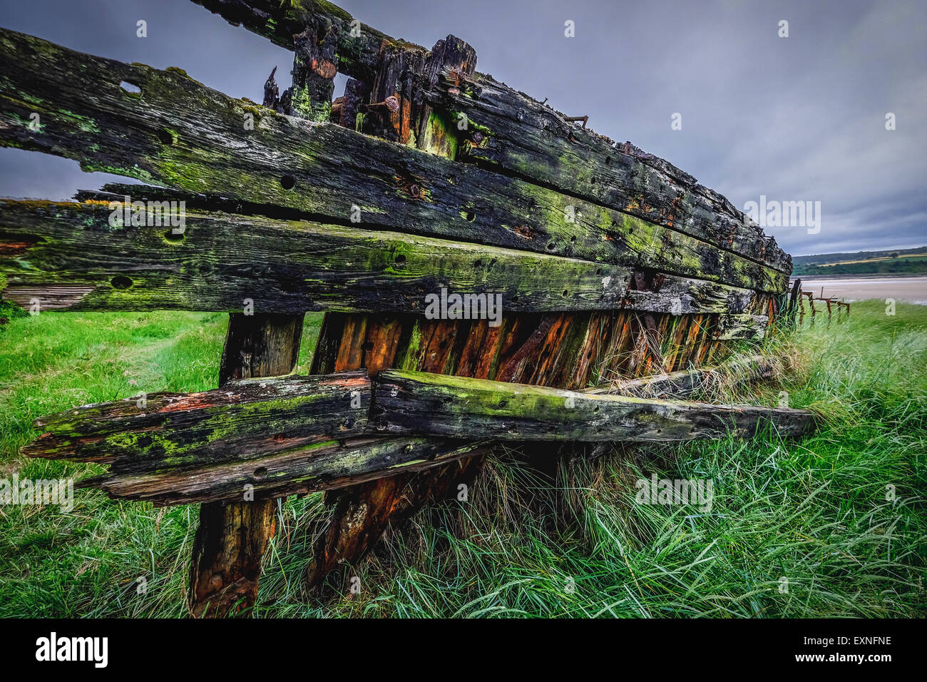 Ships Graveyard Purton on the River Severn Gloucestershire England UK ...